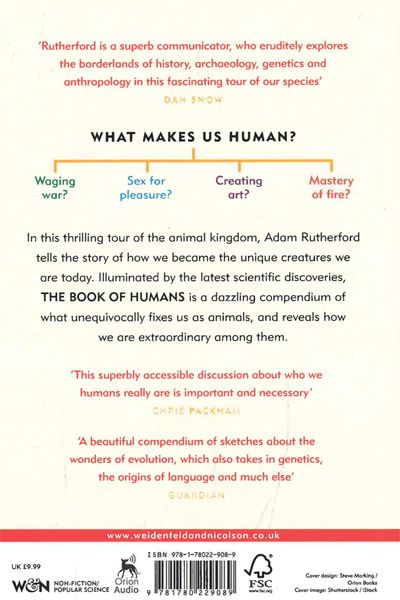 The Book Of Humans A Brief History Of Culture Sex War And The