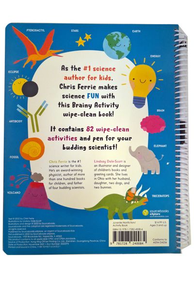 My First 100 Science Words - Write and Wipe (Board Book) ,Chris Ferrie ...