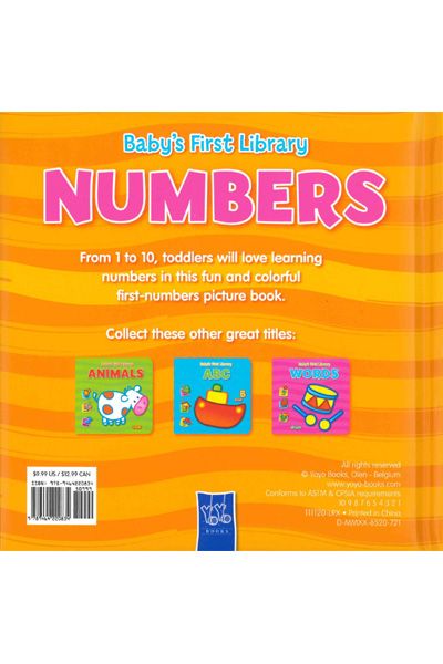 Baby's First Library: Numbers (Board Book) ,N/A - Bargain Book Hut Online